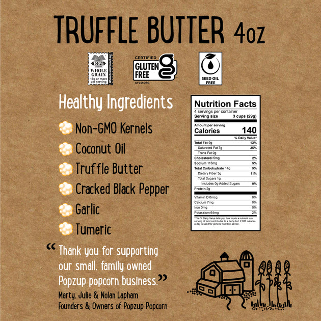 3-Pack Truffle Butter 4oz – popzup